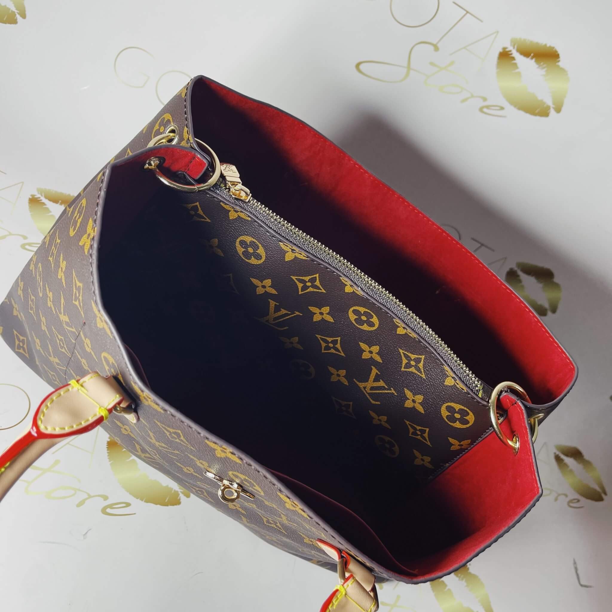 LV Flower Classic Monogram Tote Bag - Brown Leather & Gold Hardware ...